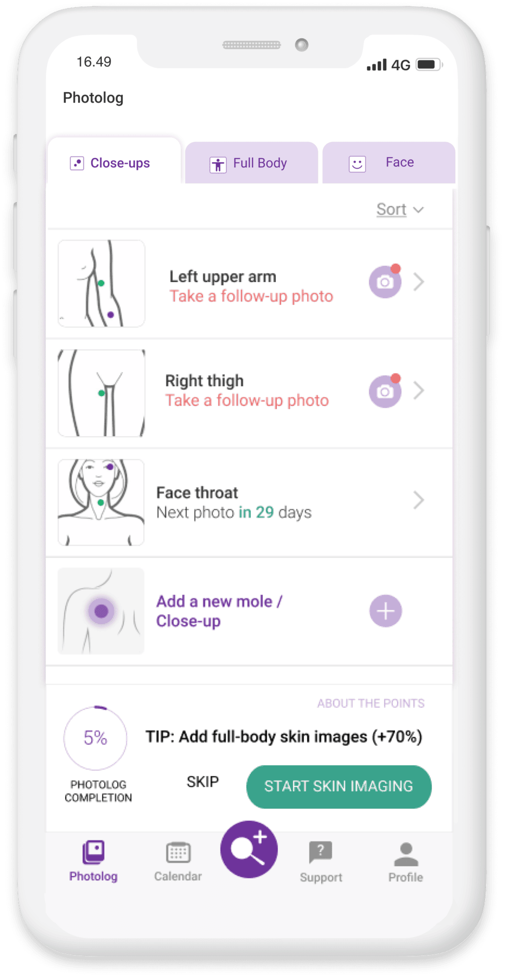 Skin and Mole Checker App | Track Your Skin and Moles