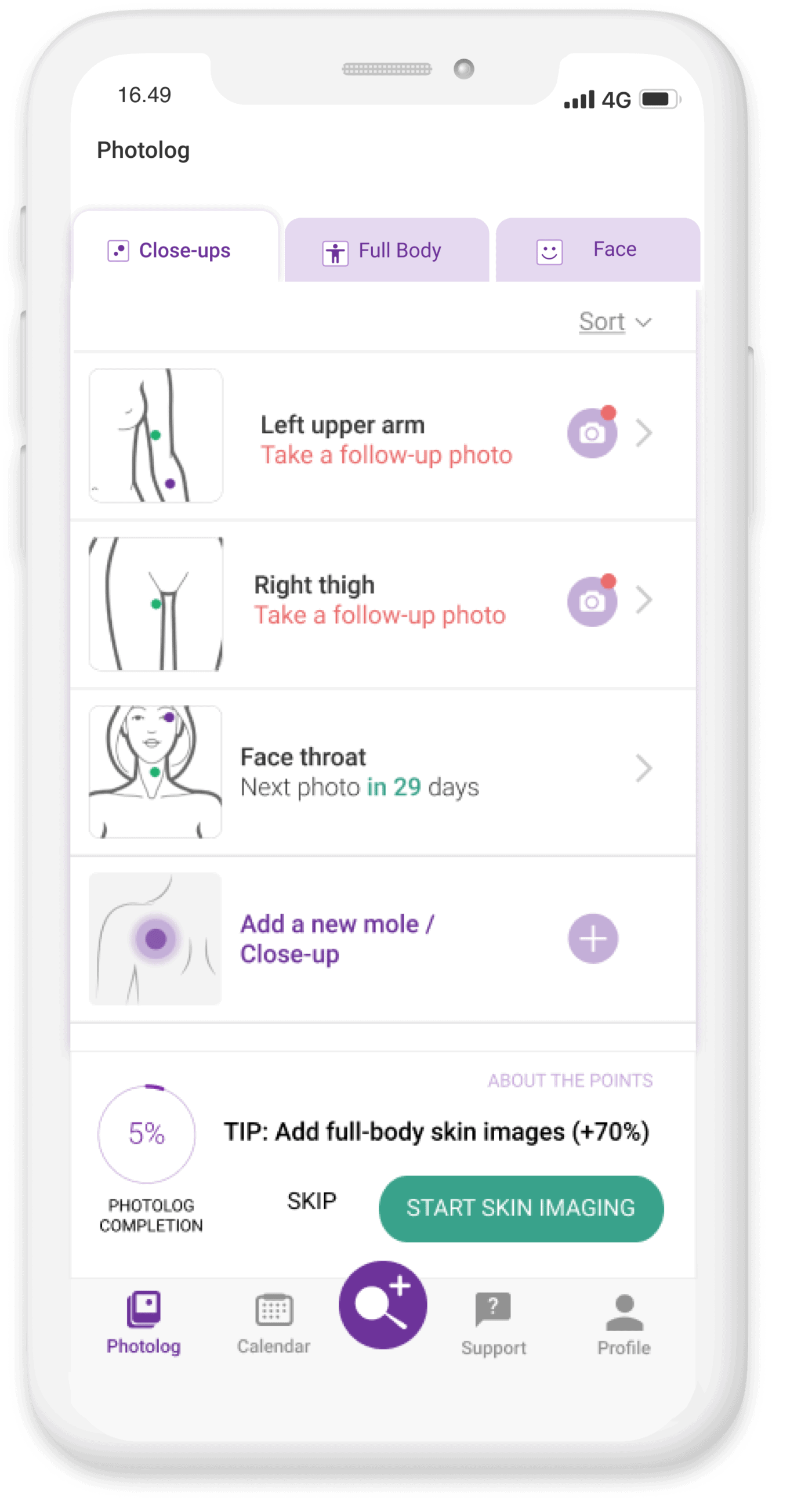 Skin and Mole Checker App | Track Your Skin and Moles