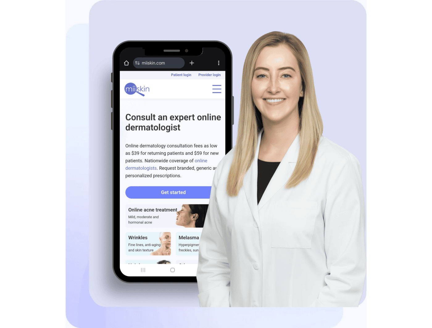 Same-day, urgent dermatologist appointment | Consultation $59
