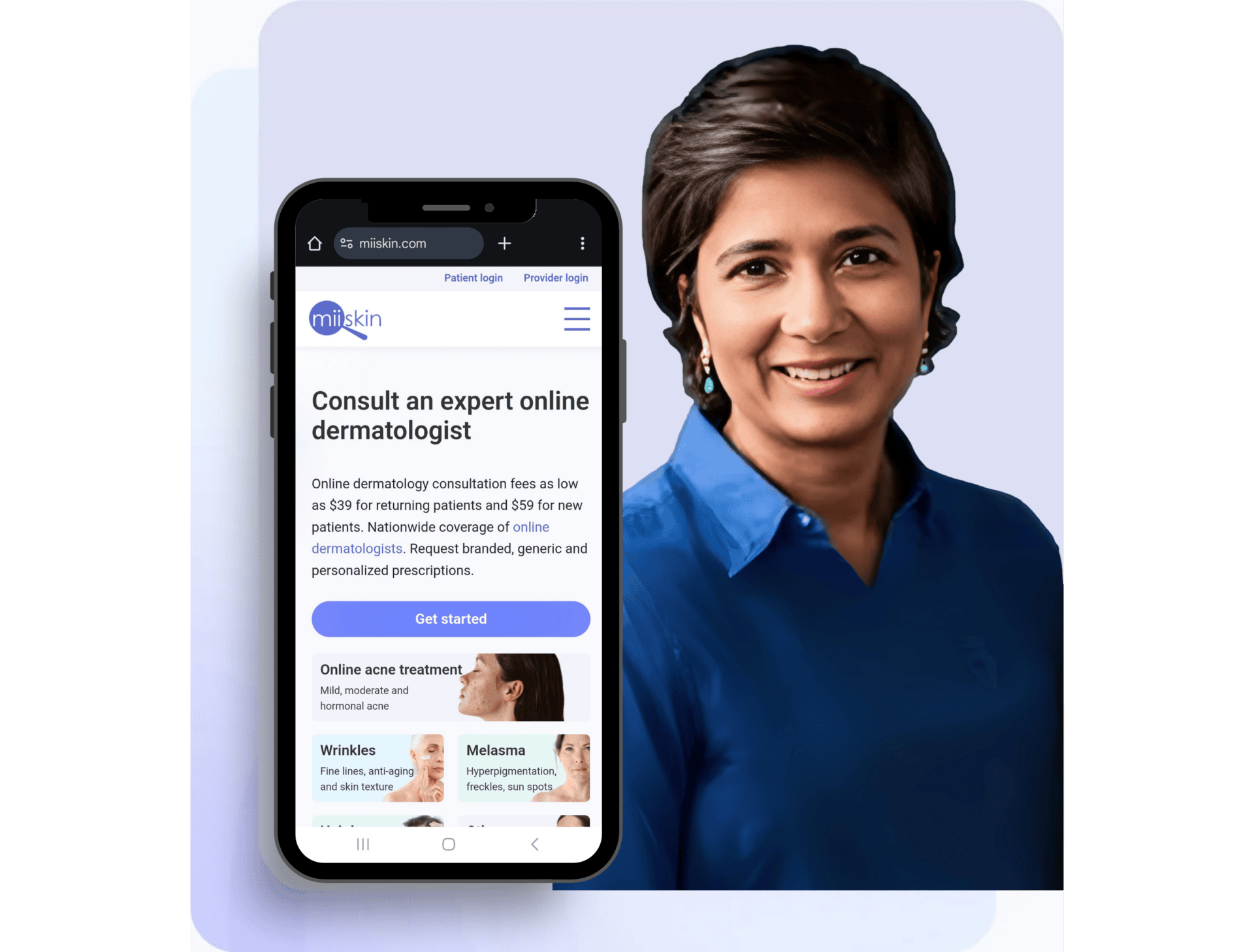 Same-day, urgent dermatologist appointment | Consultation $59